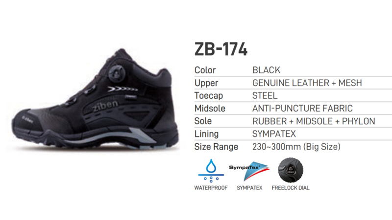 Giày bảo hộ Ziben ZB 174 - Giày Bảo Hộ Ziben