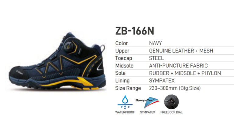 Giày bảo hộ Ziben ZB 166N - Giày Bảo Hộ Ziben