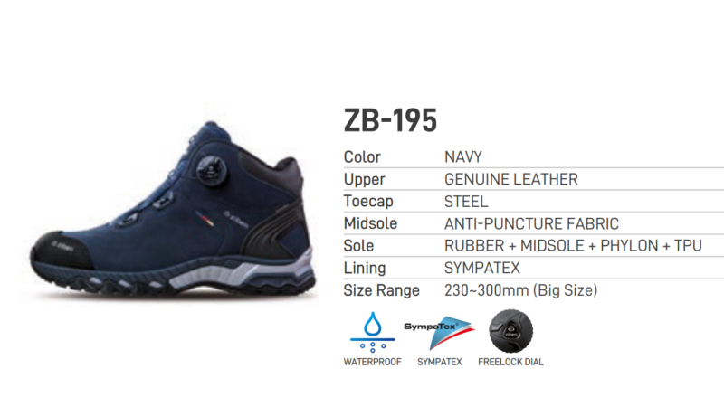 Giày bảo hộ Ziben ZB 195 - Giày Bảo Hộ Ziben